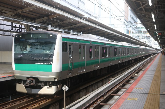 埼京線E233系ハエ130編成がJR横浜駅に入線！ - てつとおのブログ