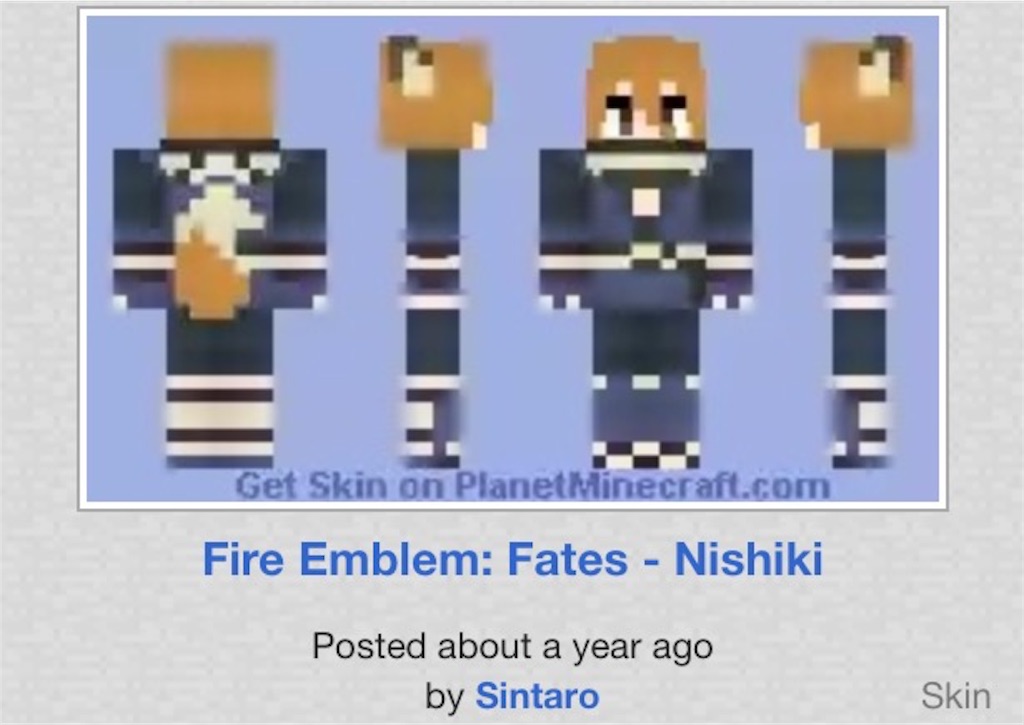 【MineCraft】Fateのskinをあつめてきた - モブトエキストラ