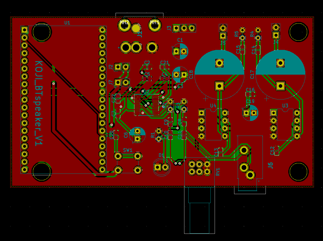 ESP32＋PCM5102 Bluetoothスピーカー回路基板 - Diary of Engineering