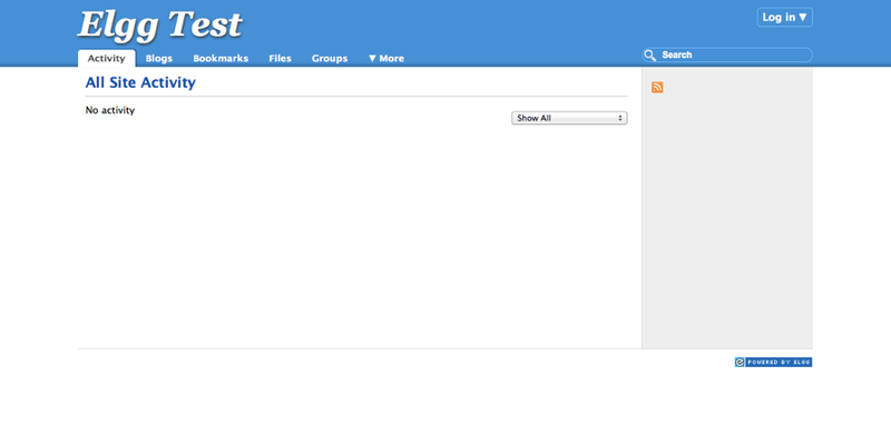 Elggのインストール - Logicky Blog