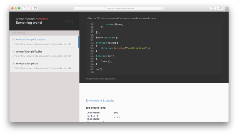 CakePHP3 - whoopsプラグイン - Logicky Blog