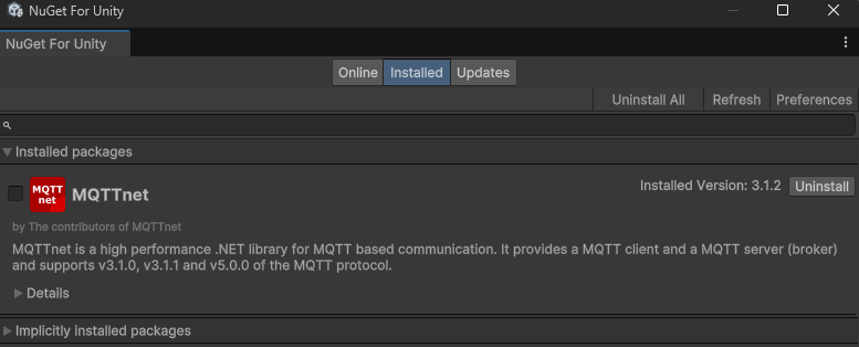 Unity で MQTT を使って IoT デバイスと通信する - e.blog