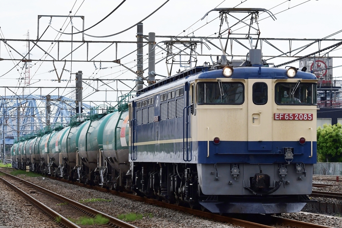 EF65 2085 新A51仕業 - 雨上がり気まぐれ蒼い風