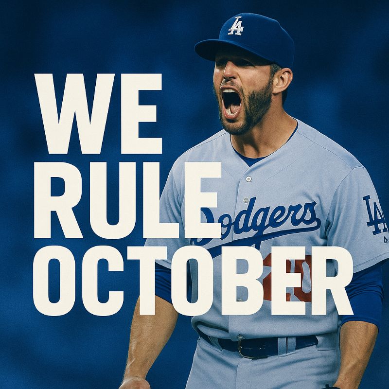 We rule Octoberの意味とは？MLBドジャースが放った勝利の合言葉の真意を探る！ - 笑顔で行こう