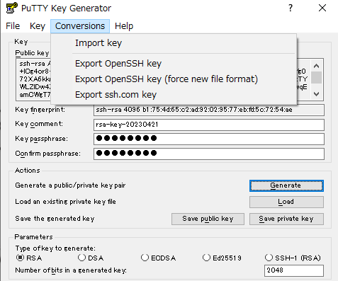 PuTTygenを使って秘密鍵を変換（OpenSSH形式⇔Putty形式） - ITのえんぴつ
