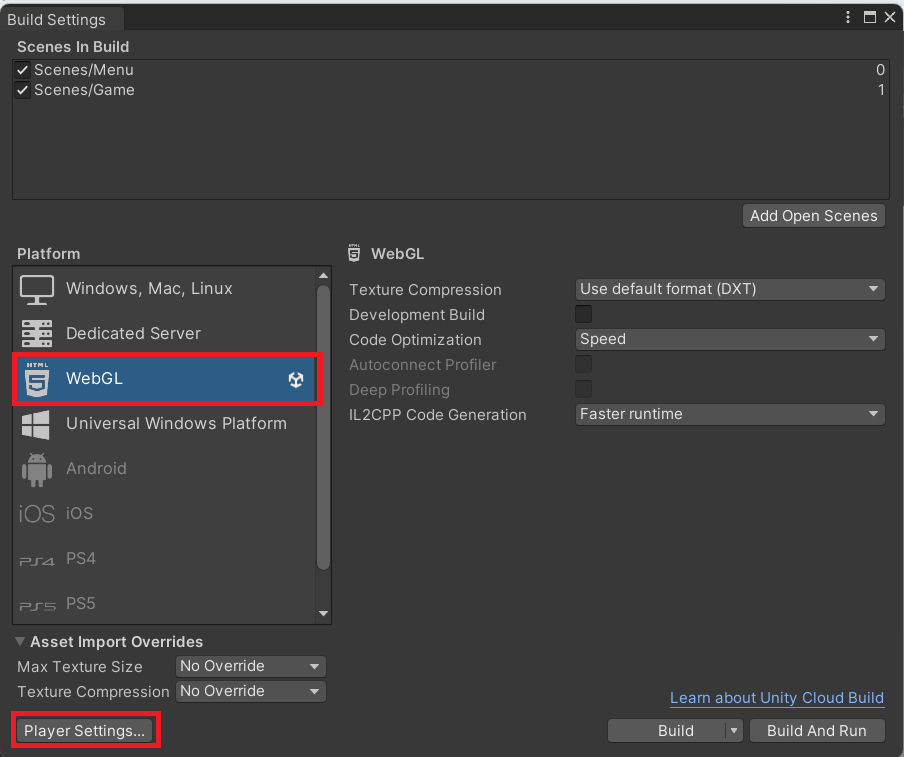 unity+c#で作成アプリを WebGL + github pages へ配備 - end0tknr's kipple - web写経開発
