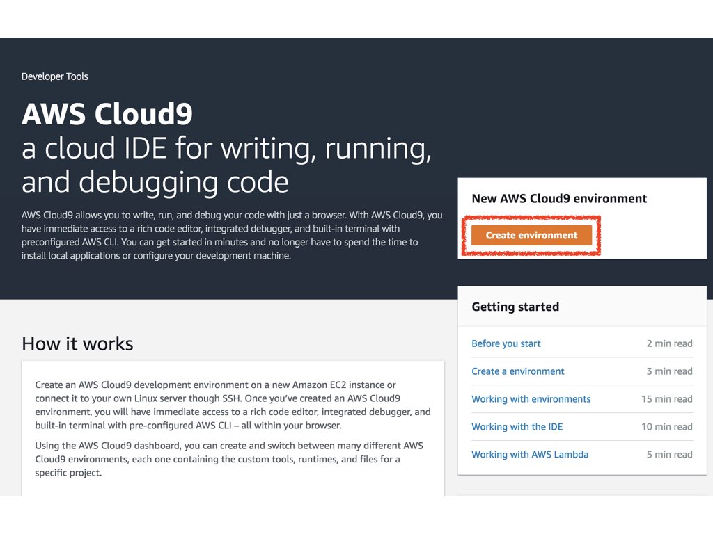 AWS Cloud9の環境を立ち上げる話 - EnsekiTT Blog