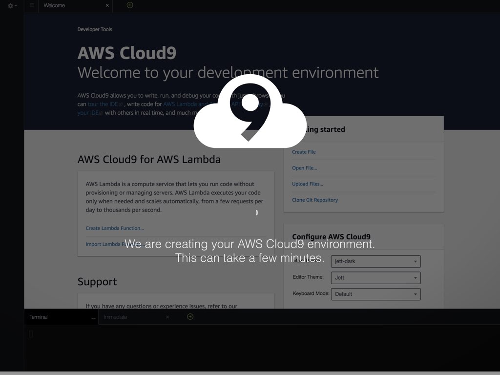 AWS Cloud9の環境を立ち上げる話 - EnsekiTT Blog