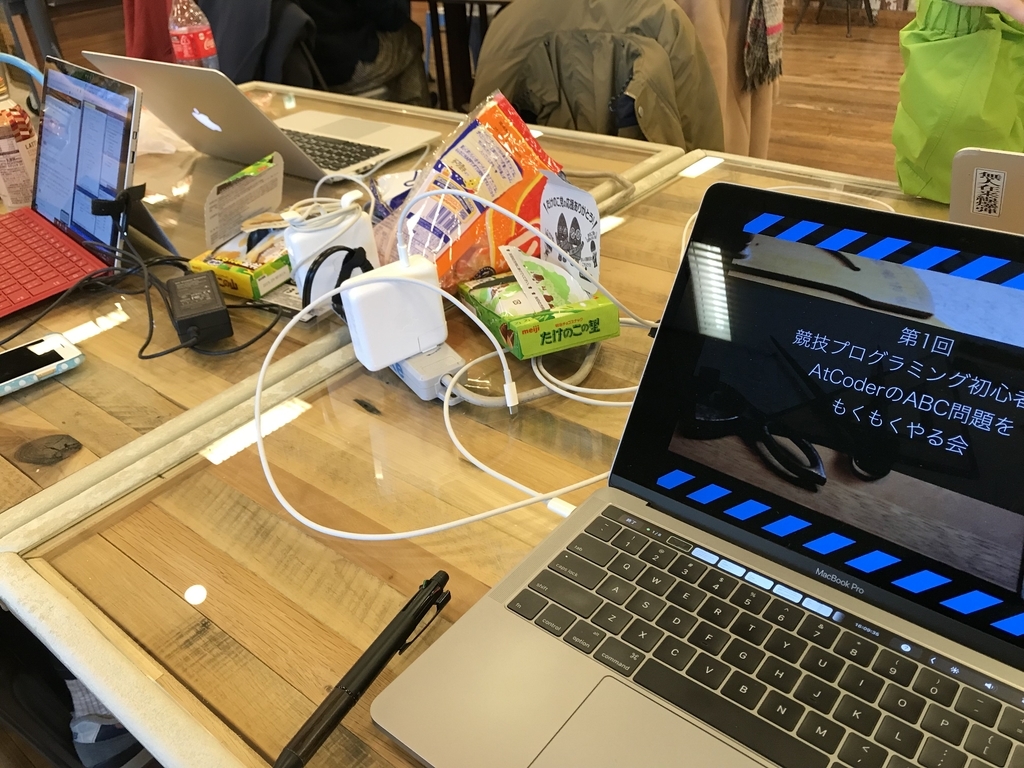 第1回競技プログラミング初心者がatcoderのabc問題をもくもくやる会の話 Ensekitt Blog