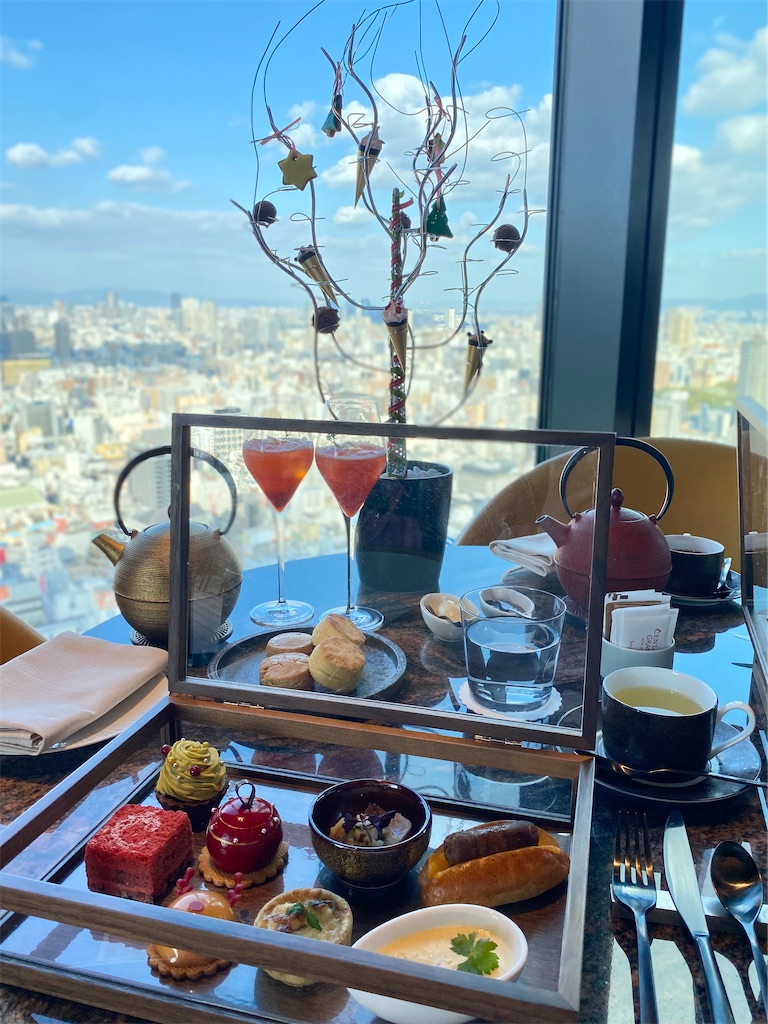 [B!] センタラグランドホテル大阪 スモーク＆スピン🎄 アフタヌーンティー 〜クリスマス〜 - erieriのまいにち