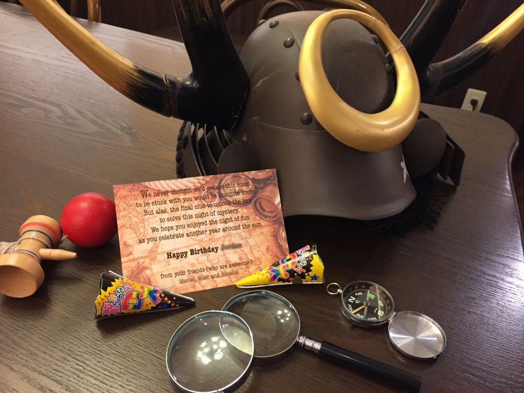 Escape Hunt Tokyo, the perfect birthday present! - Nazobako's daily life