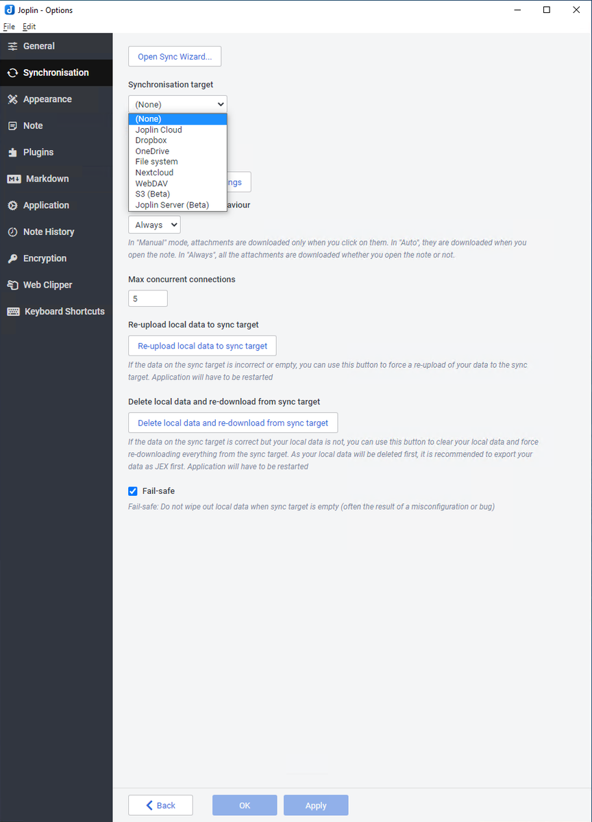 OneNoteユーザーのためのMarkdownノート比較 - Joplin、Obsidian、Simplenote - Technically Impossible