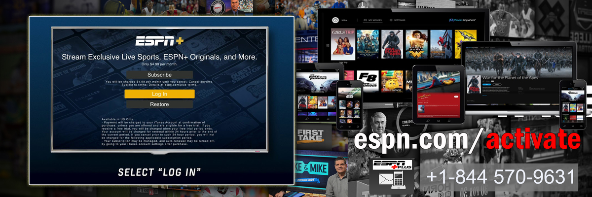 Watch Espn Channel On Roku | espn activate | Espn Support At : +1-844 ...