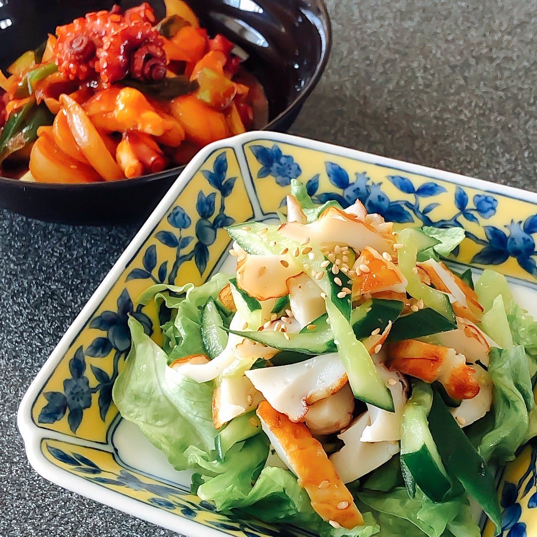 【作り置きレシピ】【ちくわときゅうりの和風ナムル】切ってあえるだけの副菜おかず♪ Minami ∣ 家族ごはんと暮らし