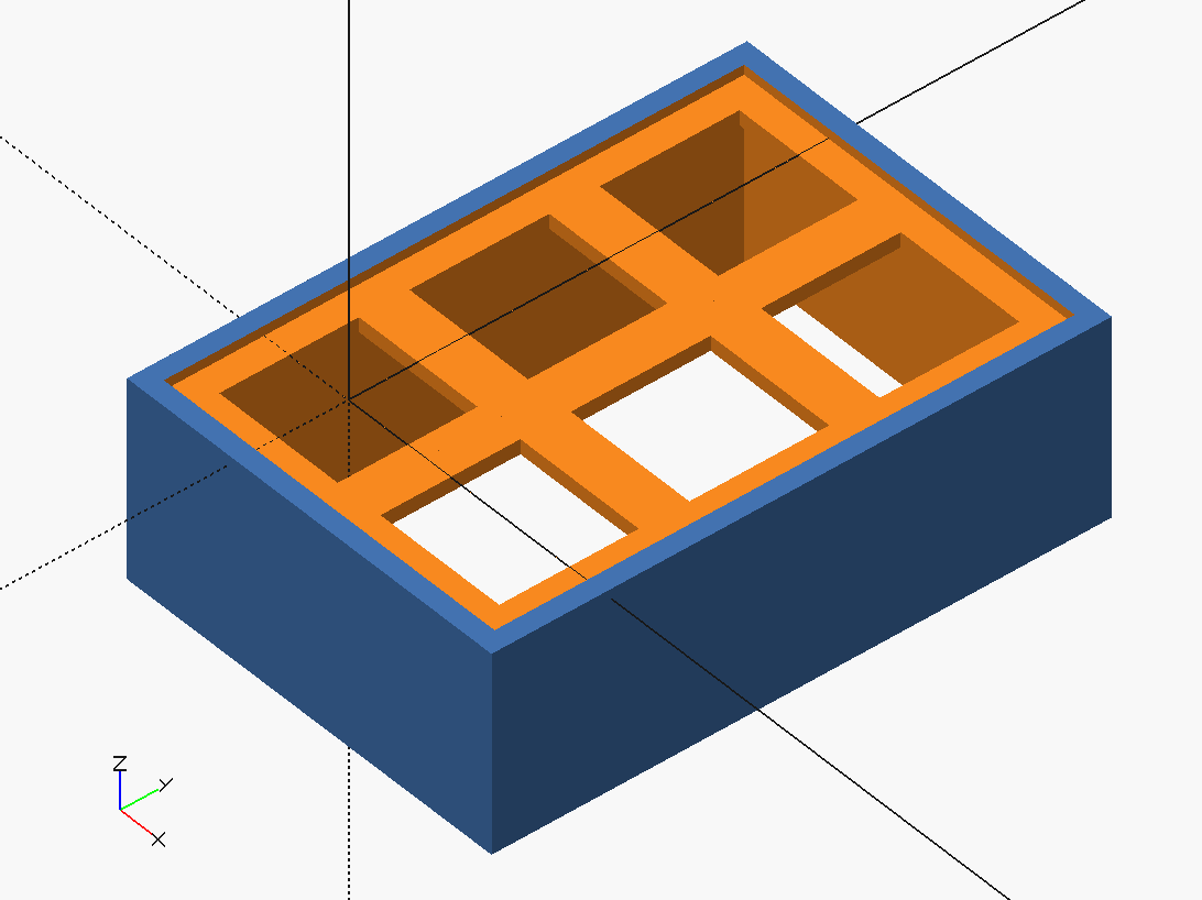 3次元配列のキーボードをSolidPythonで設計してみる - weblog.sy