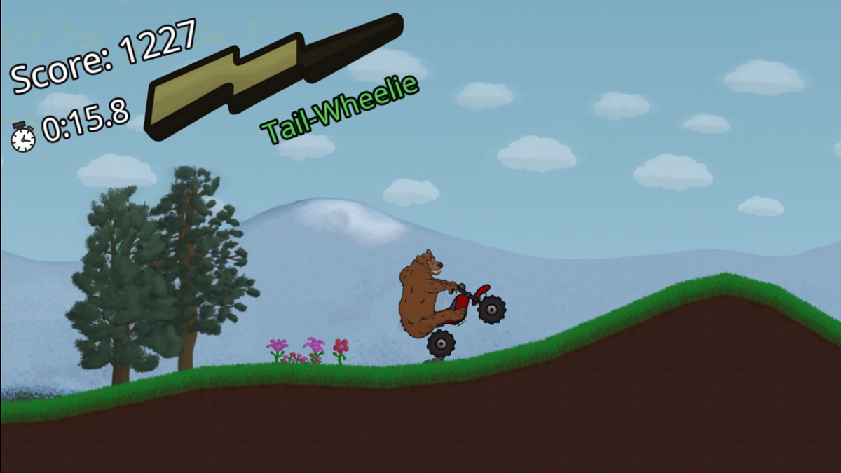 PCゲーム「bearcycle」がSteamに登場。爆走する無料のバイク・アクション - ゲームオンチ（Gameonchi.me）