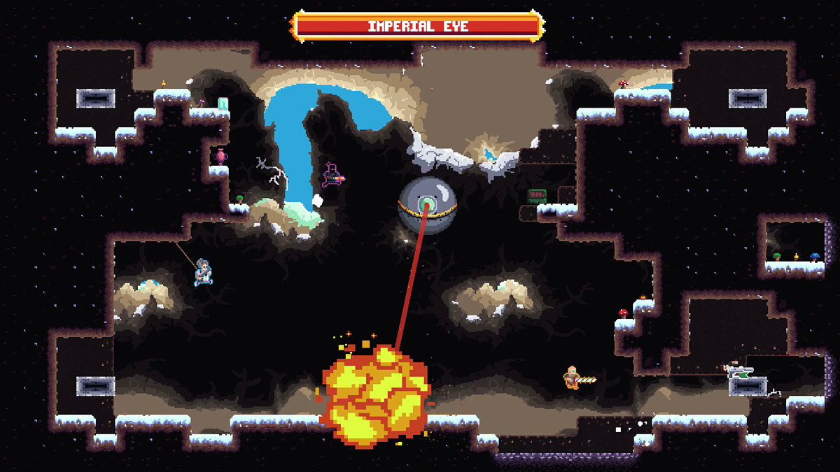 「DIG - Deep In Galaxies」がSteamに登場。マリオ+銃+爆発なローグライク・2Dアクション - ゲームオンチ（Gameonchi.me）