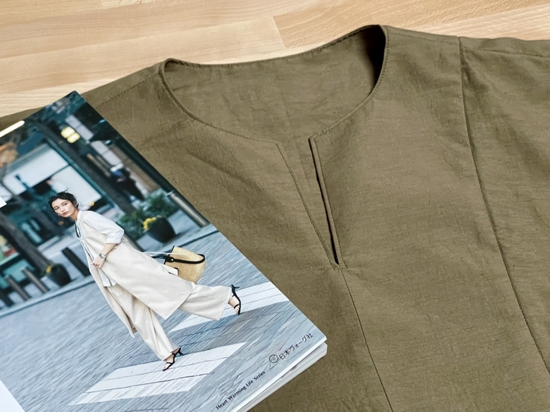 【think patternのソーイングBOOK】リラックスブラウス - sewing-diary-