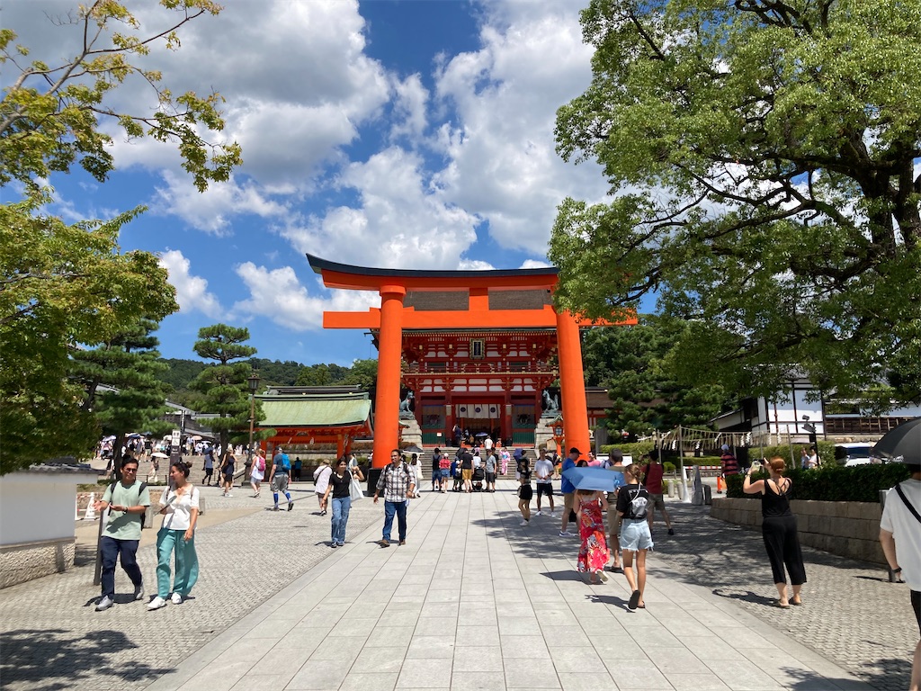 北海道旅行1日目。行き。伏見稲荷大社。 - fatimariaの日記