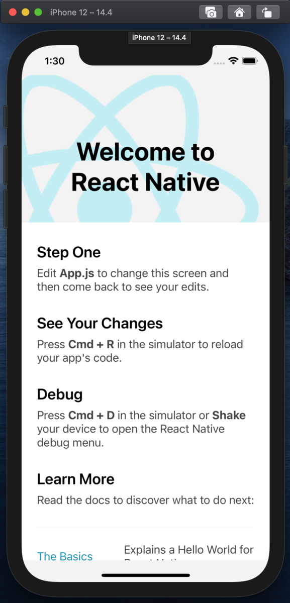 React Native - MBP(はてな)