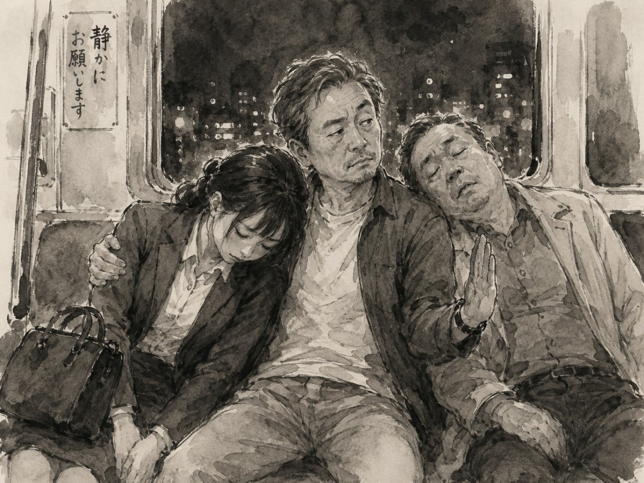 昨夜の電車の中で - 放假 - fanjia