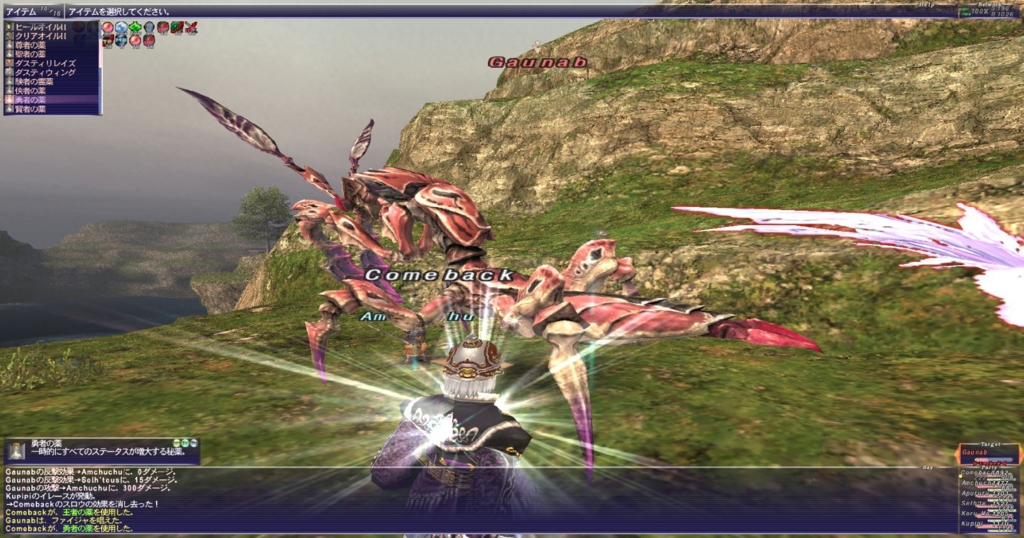FF11 ヴォイドウォッチ（VW）3章 ルート-ジュノ2 Step6 ソロ+フェイス(Gaunab、Ocythoe、Kalasutrax ...