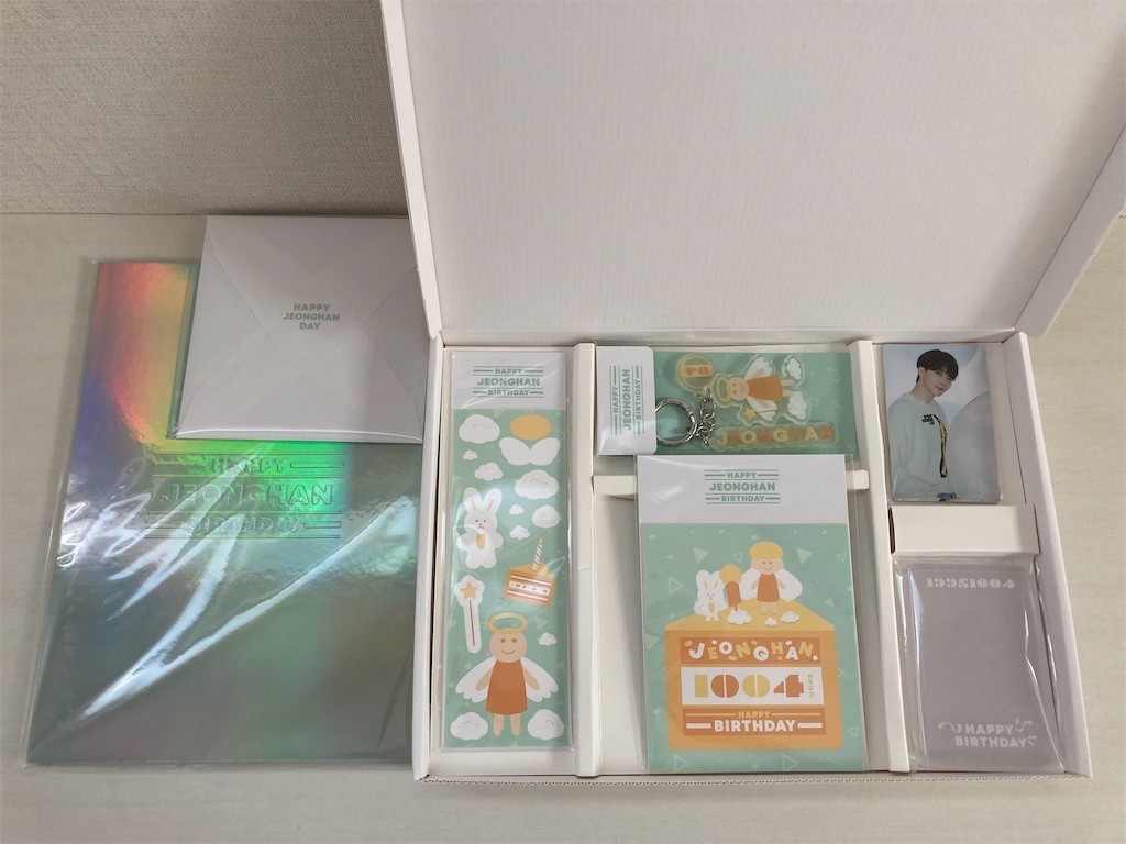 HAPPY JEONGHAN DAY BIRTHDAY BOX VER.2 - transparency