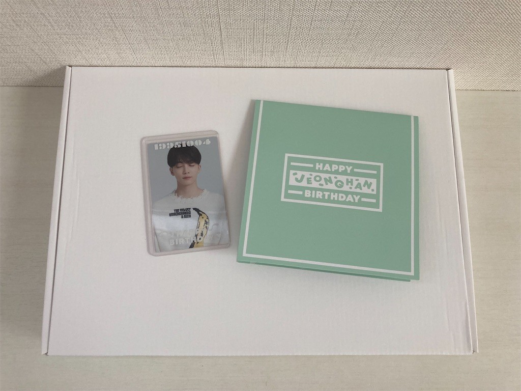 HAPPY JEONGHAN DAY BIRTHDAY BOX VER.2 - transparency