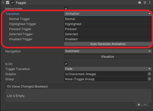Unity - UI：Toggle の使い方 - - ひとりでのアプリ開発 - fineの備忘録
