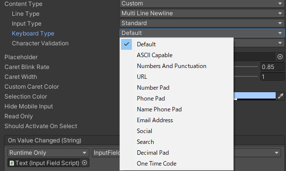 Unity - UI：InputField の使い方 - - ひとりでのアプリ開発 - fineの備忘録
