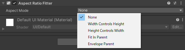 Unity - Aspect Ratio Fitter について - - ひとりでのアプリ開発 - fineの備忘録