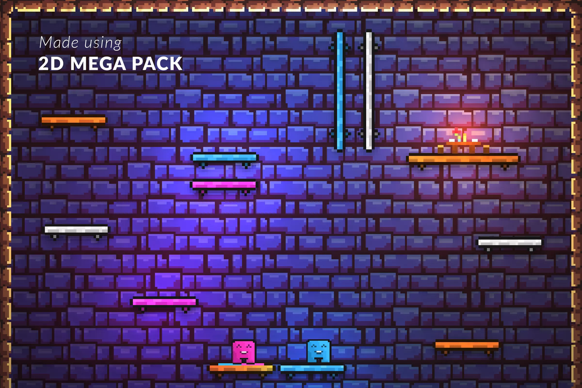 Unity - Asset 紹介：Free 2D Mega Pack - ひとりでのアプリ開発 - fineの備忘録