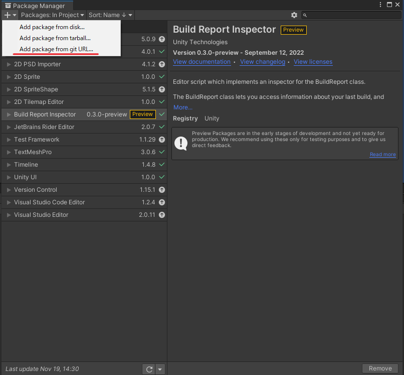 Unity - Build Report Inspector：ビルドに関する情報を確認する - - ひとりでのアプリ開発 - fineの備忘録