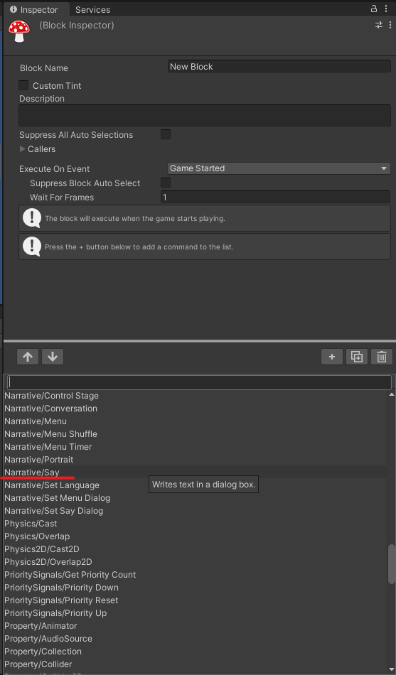 Unity - Fungus：会話画面の実装 - - ひとりでのアプリ開発 - fineの備忘録