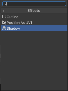 Unity - Shadow：UI に影のエフェクトをつける - - ひとりでのアプリ開発 - fineの備忘録