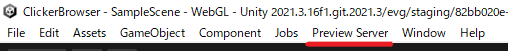 Unity - Unity Preview Server for WebGL：WebGLのプレビューをローカルで実行する - ひとりでのアプリ開発 - fineの備忘録