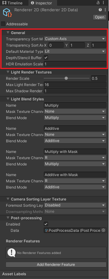 Unity - Renderer 2D Data：Transparency Sort Mode を設定して動的に表示順を変更する - ひとりでのアプリ開発 - fineの備忘録