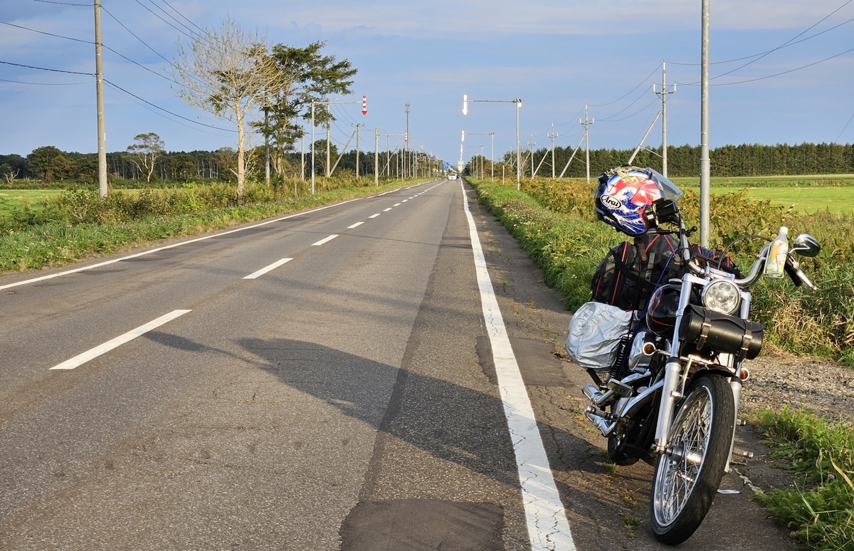 2024年9月 北海道ツーリング 5日目 2/2 止別駅 ～ ロッジ風景画 - fishtail2017 ～遠くても…空とこの道出会う場所へ～
