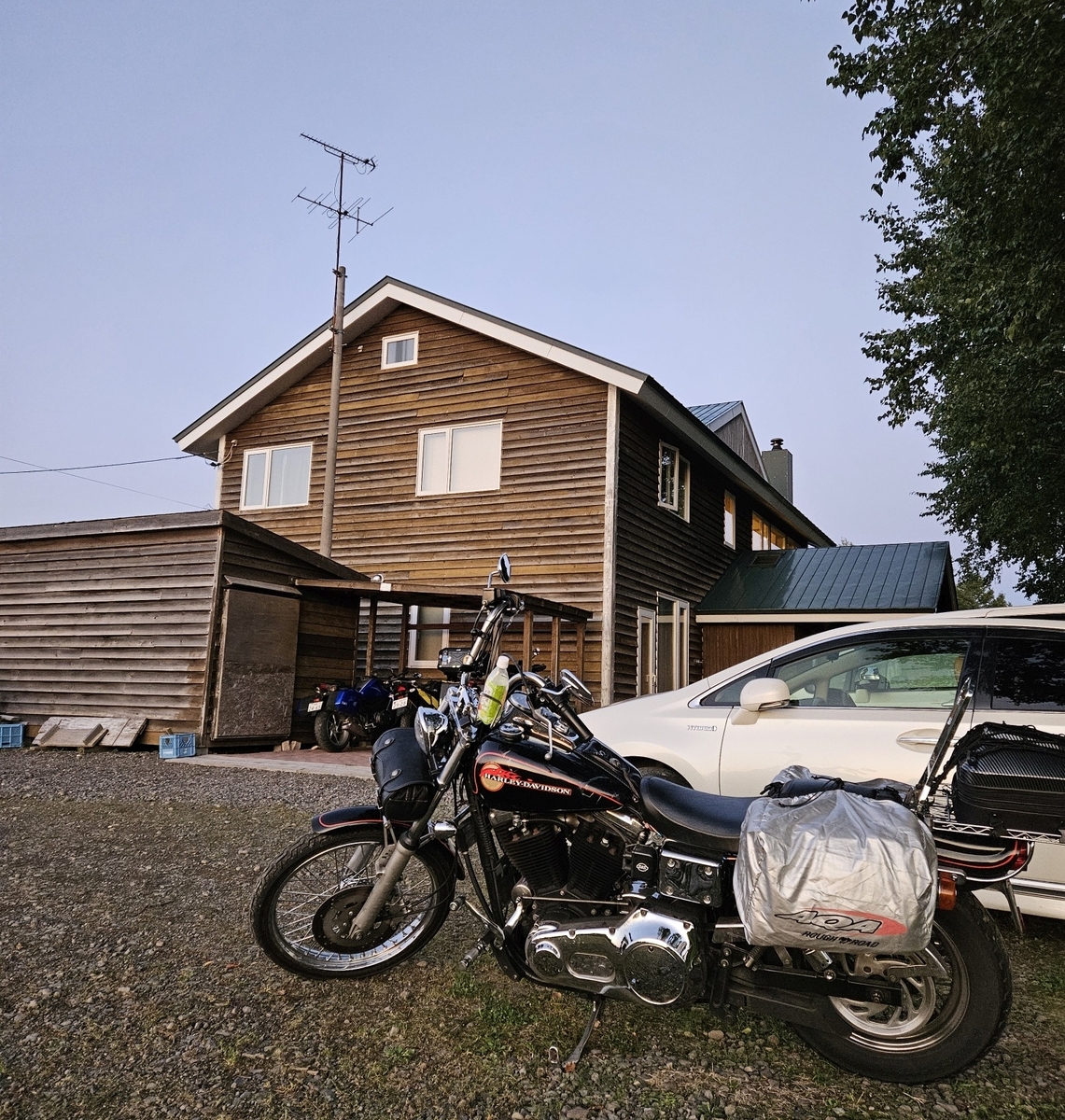 2024年9月 北海道ツーリング 5日目 2/2 止別駅 ～ ロッジ風景画 - fishtail2017 ～遠くても…空とこの道出会う場所へ～