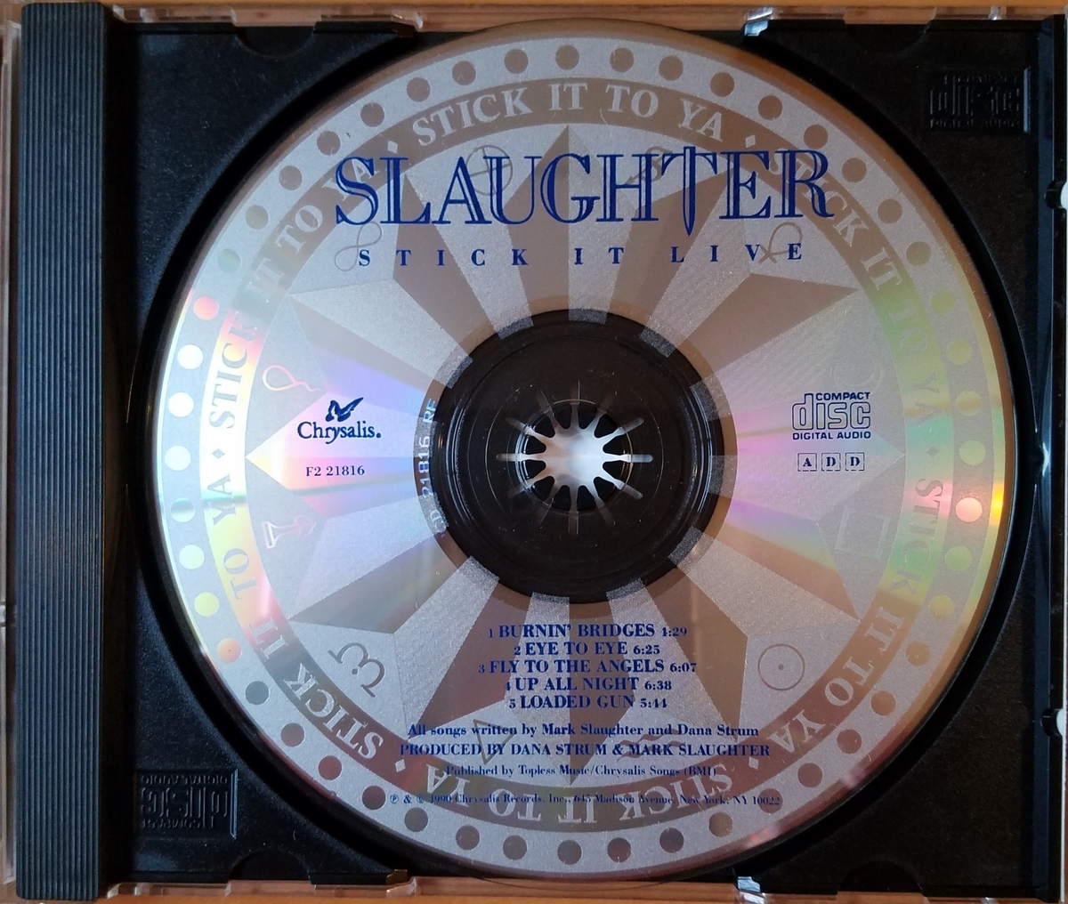 STICK IT LIVE【SLAUGHTER】 - 30年前のレコード棚