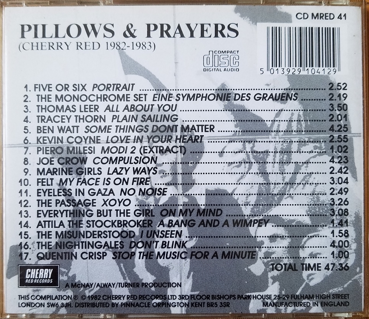 PILLOWS＆PRAYERS（CHERRY RED 1982-1983）【Various Artists】 - 30年前のレコード棚