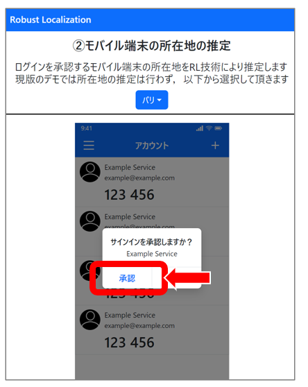 RL-based MFA（Robust Localization-based Multi Factor Authentication）のデモアプリを公開 - fltech - 富士通研究所の技術ブログ