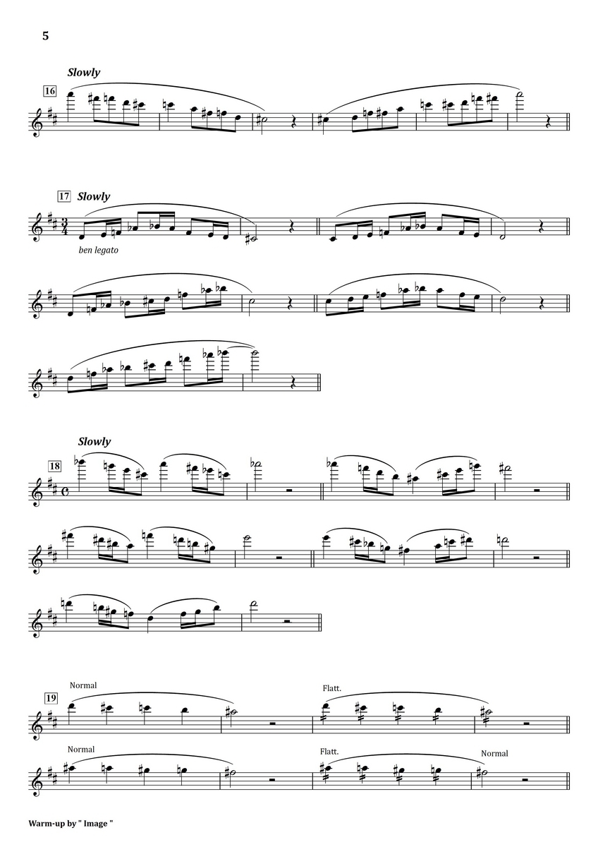 Super Technique for Image by Eugene BOZZA - フルート上達の秘伝