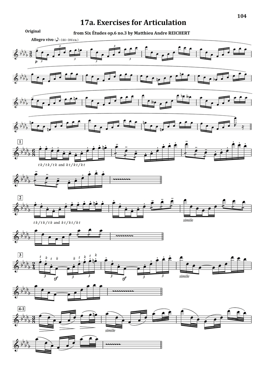 Flexibility 17a. 17b. Exercises for Articulation from M. A. REICHERT ...