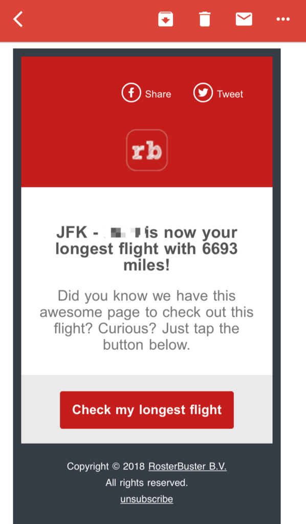 RosterBuster - FLIGHT LOGBOOK