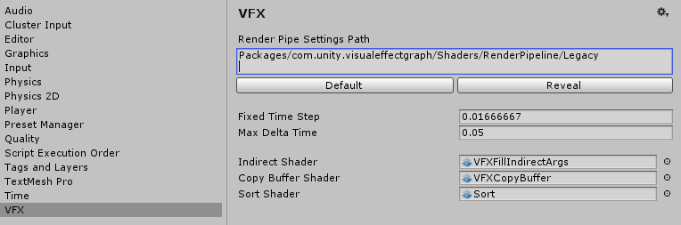 HDRenderPipelineを使わずにVisualEffectGraphをインストールする - fortyのブログ