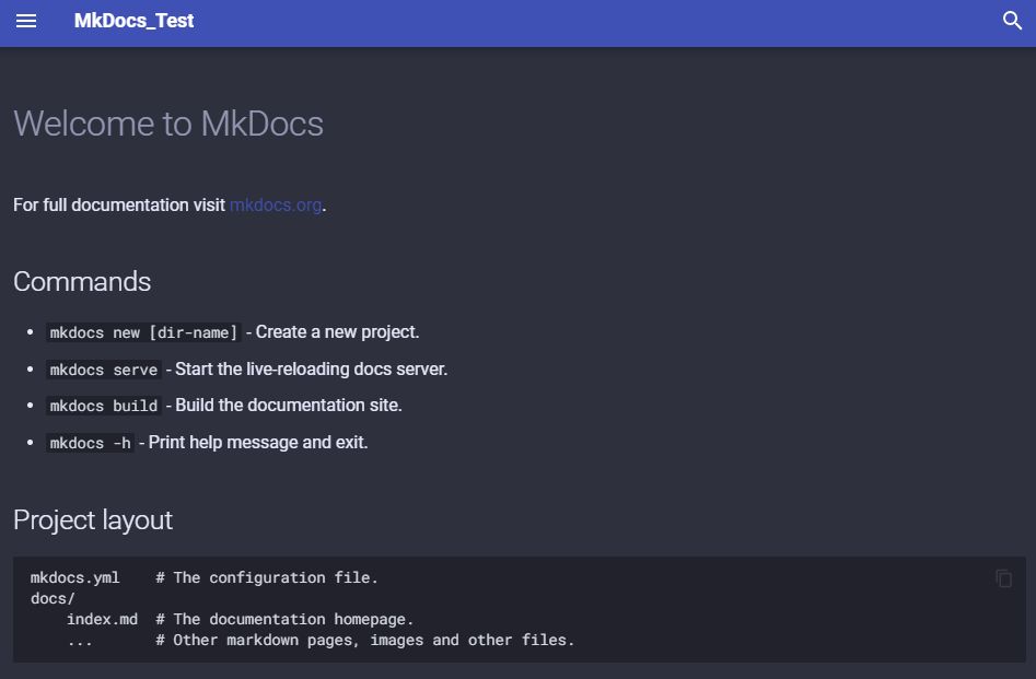 MkDocs materialの設定をいじってみる - 気ままに技術勉強ブログ