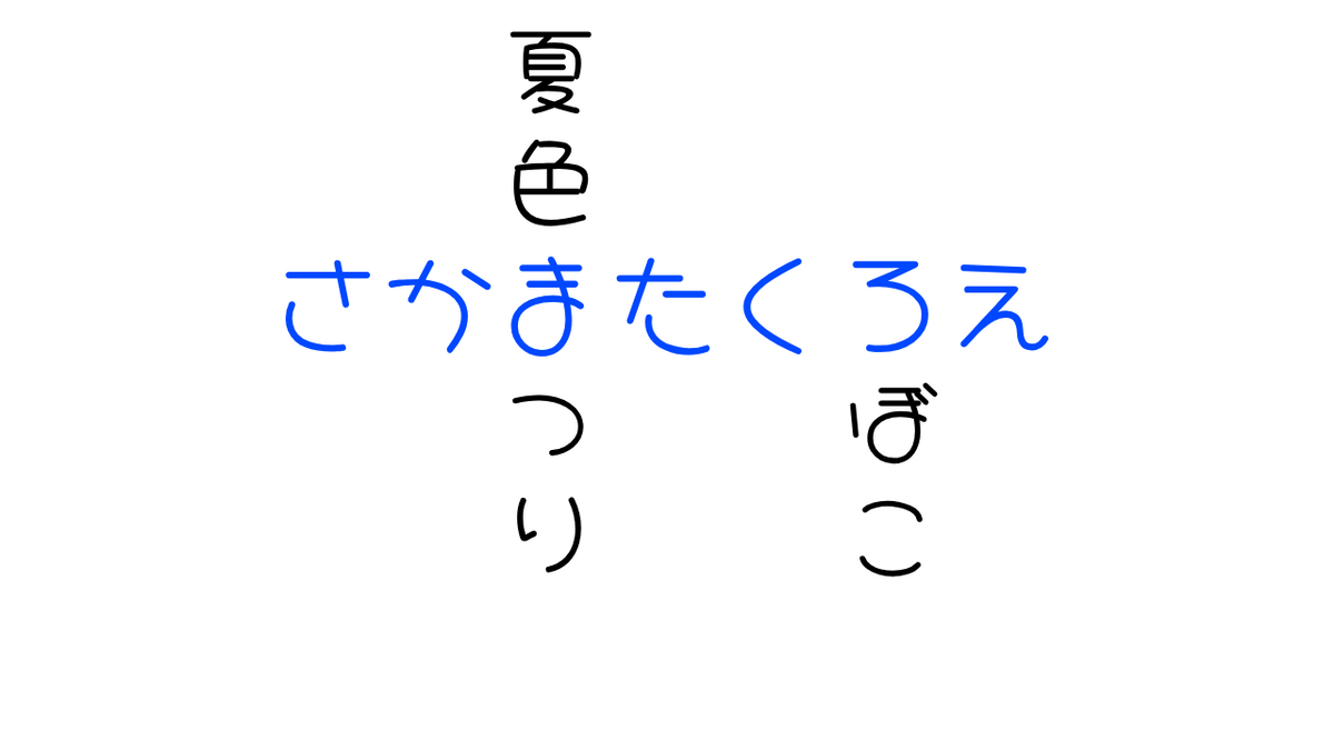 【ホロライブ】クロスワード 「 ま ろ 」 今日のクイズ（2023/10/24） - frog blend game(ふろっぐぶれんどげーむ)