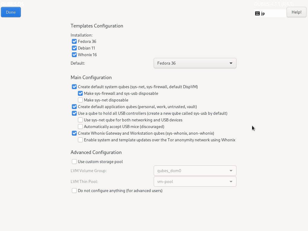 Qubes OSインストールの仕方 - /ft/'s blog