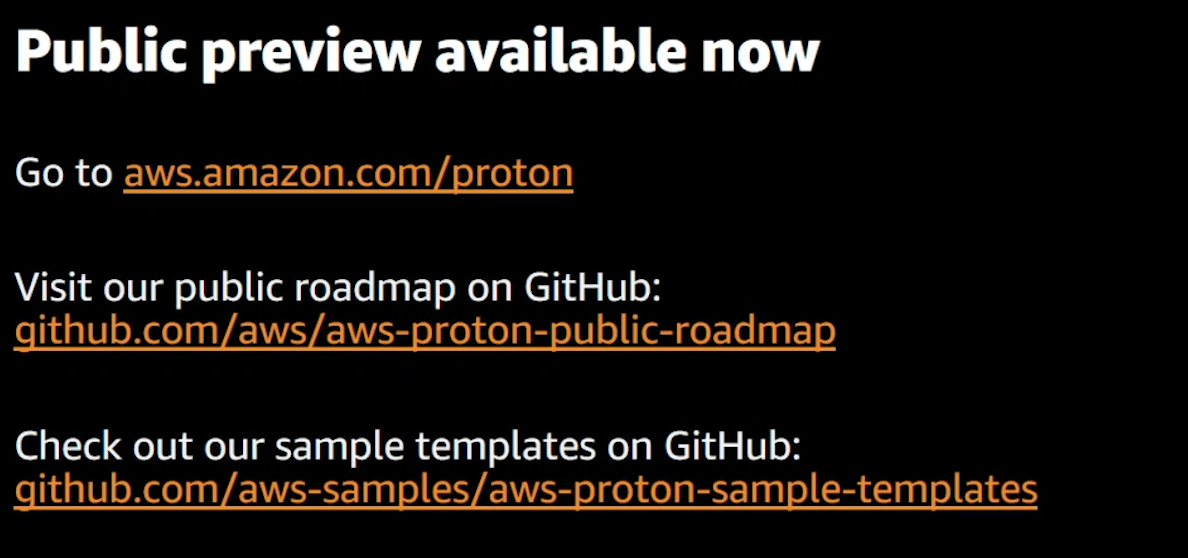 re:Invent2020セッションレポート ：(EMB008)AWS Proton: Automating infrastructure provisioning & code ...
